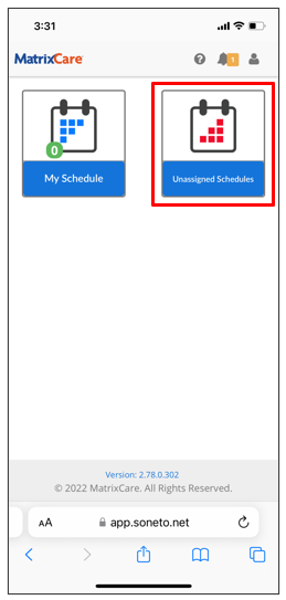 MatrixCare: Viewing Unassigned Shifts as a Caregiver – Help at Home Knowledge Center