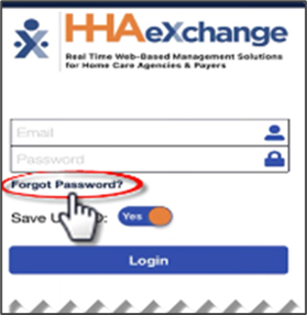 HHAeXchange: Resetting a Password – Help at Home Knowledge Center