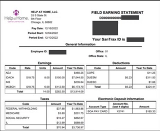Viewing Pay Stubs (Payslips) for Caregivers – Help at Home Knowledge Center