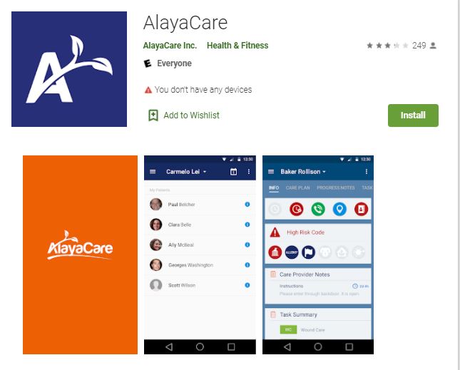 AlayaCare: Downloading the Mobile App – Help at Home Knowledge Center